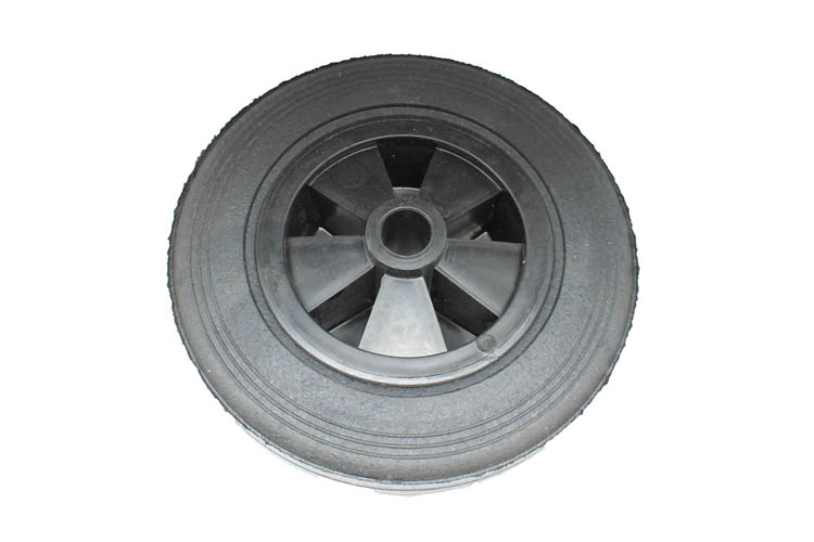 Hjul Massiv m/Plastikfælg