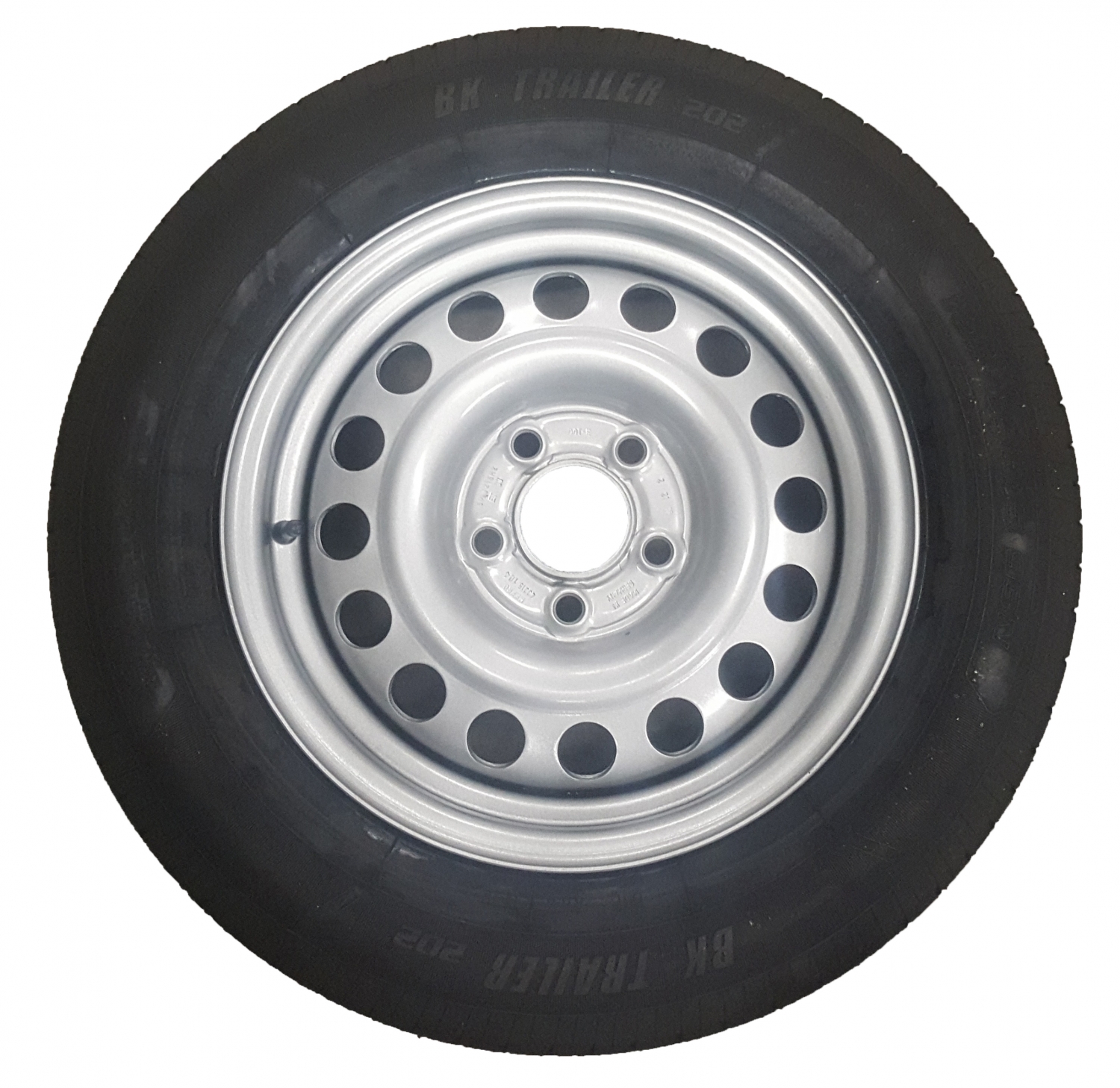 Komplet 15 Tommer Hjul Til Trailer Og Campingvogn